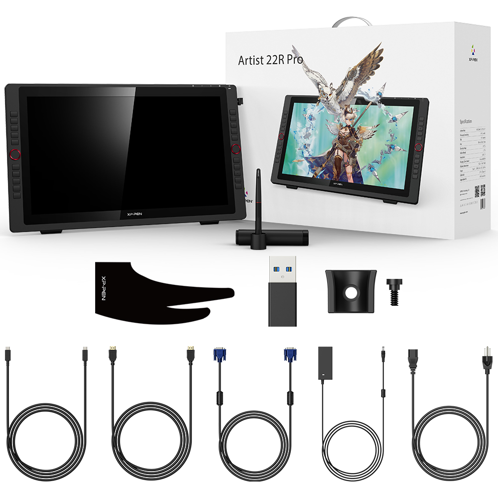 Artist 22R Pro large-screen drawing monitor | XP-PEN Malaysia Official ...