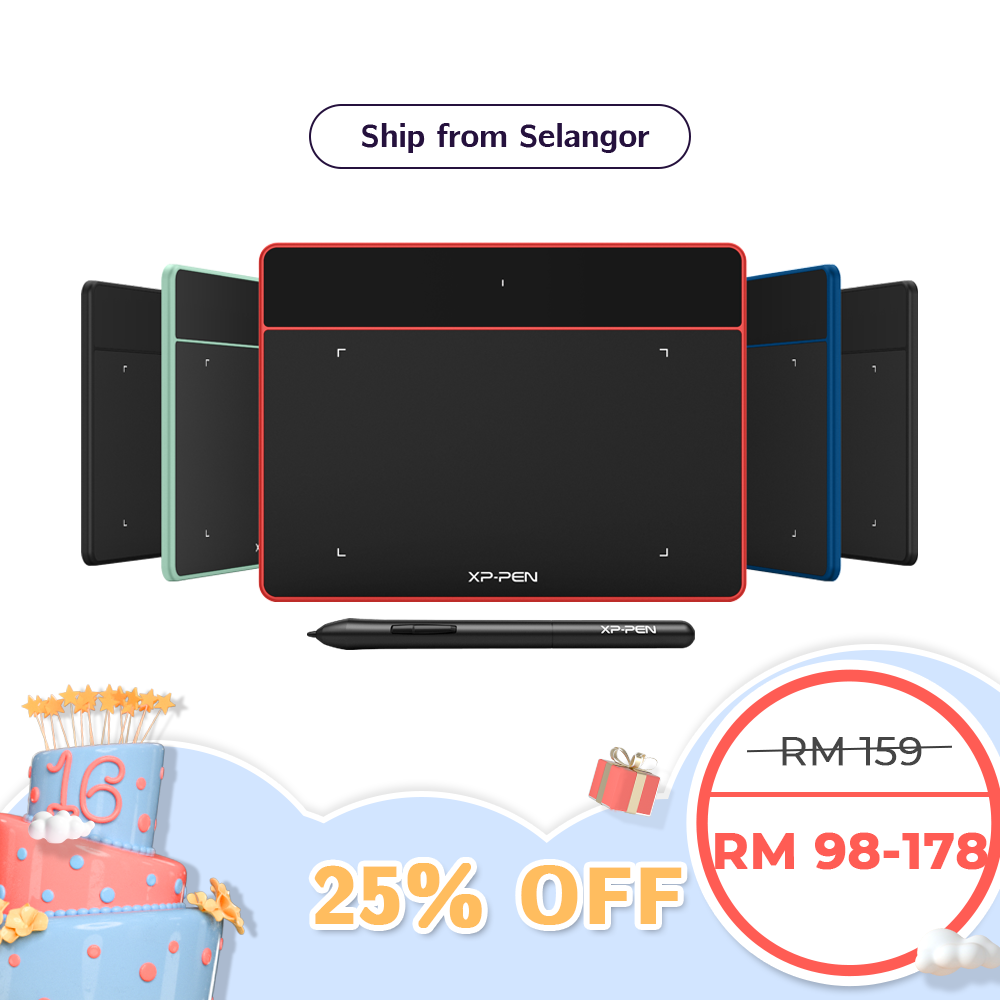 Deco Fun XS / S /L best entry level drawing tablet | XP-PEN Malaysia ...